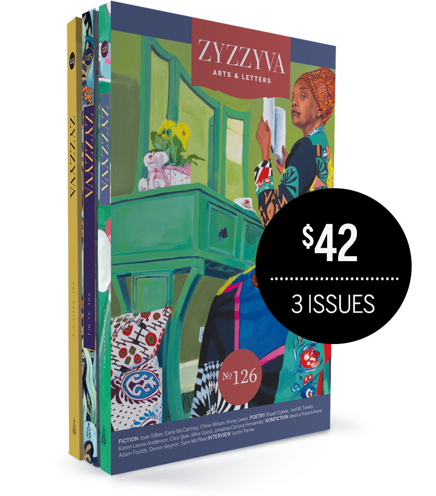 ZYZZYVA 3-Issue Subscription – ZYZZYVA