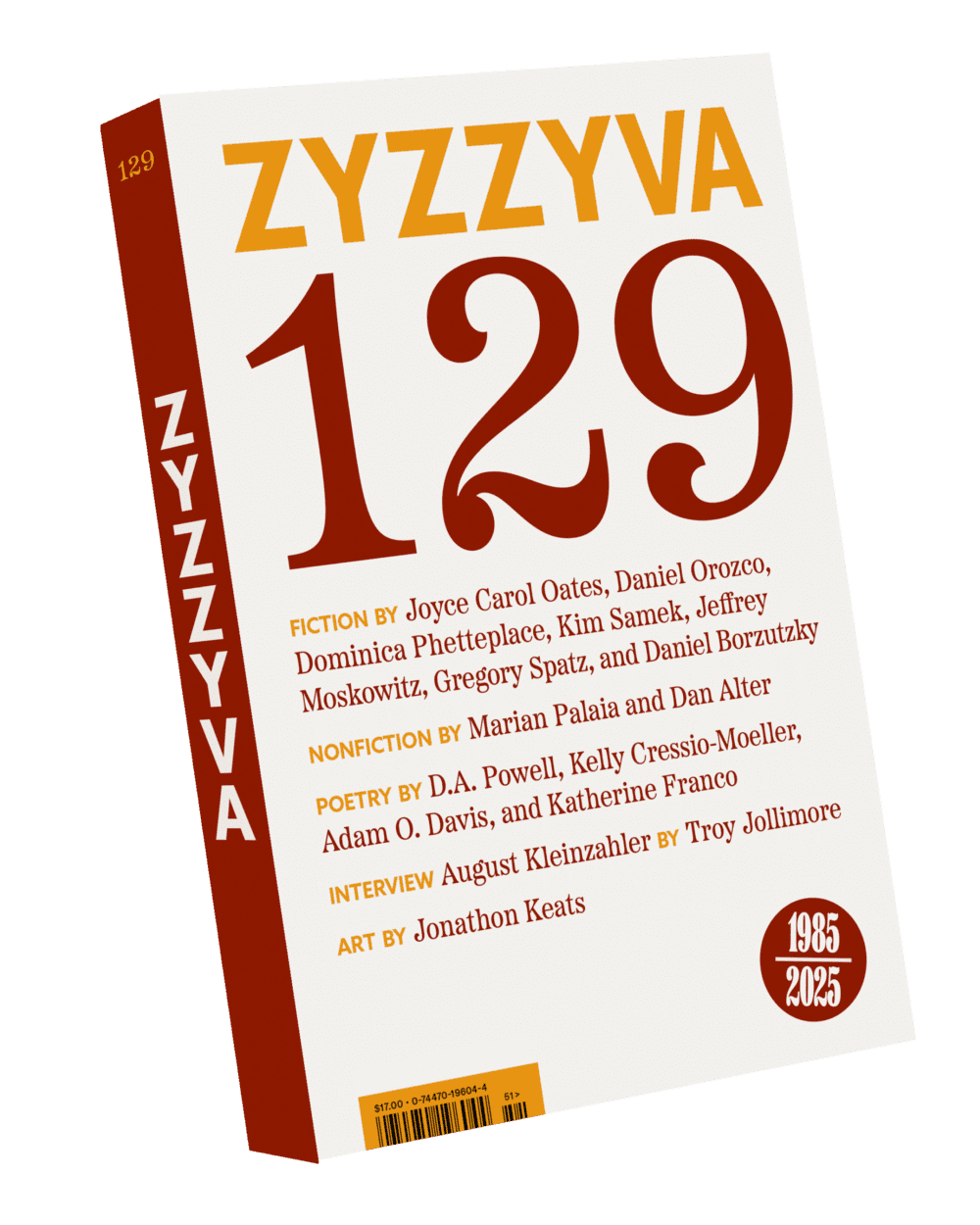 ZYZZYVA No. 129 Spring 2025 – ZYZZYVA